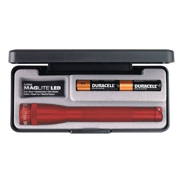 Mini Maglite LED Torch 2xAA Red 77 Lumens SP22037 UK Wholesale Distributors