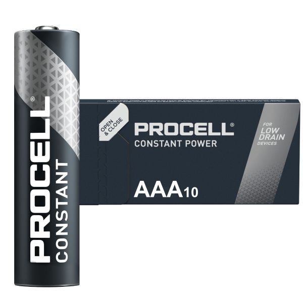 Duracell Procell Constant AAA PC2400 LR03 Batteries | Box of 10